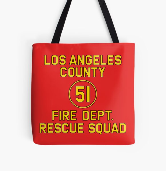 "Emergency Squad 51 Side of Truck Reproduction Logo" Tote Bag for Sale ...