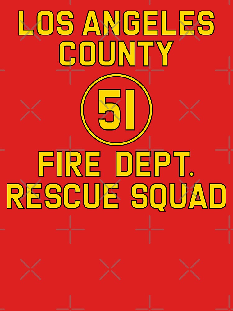 "Emergency Squad 51 Side of Truck Reproduction Logo" Classic T-Shirt ...