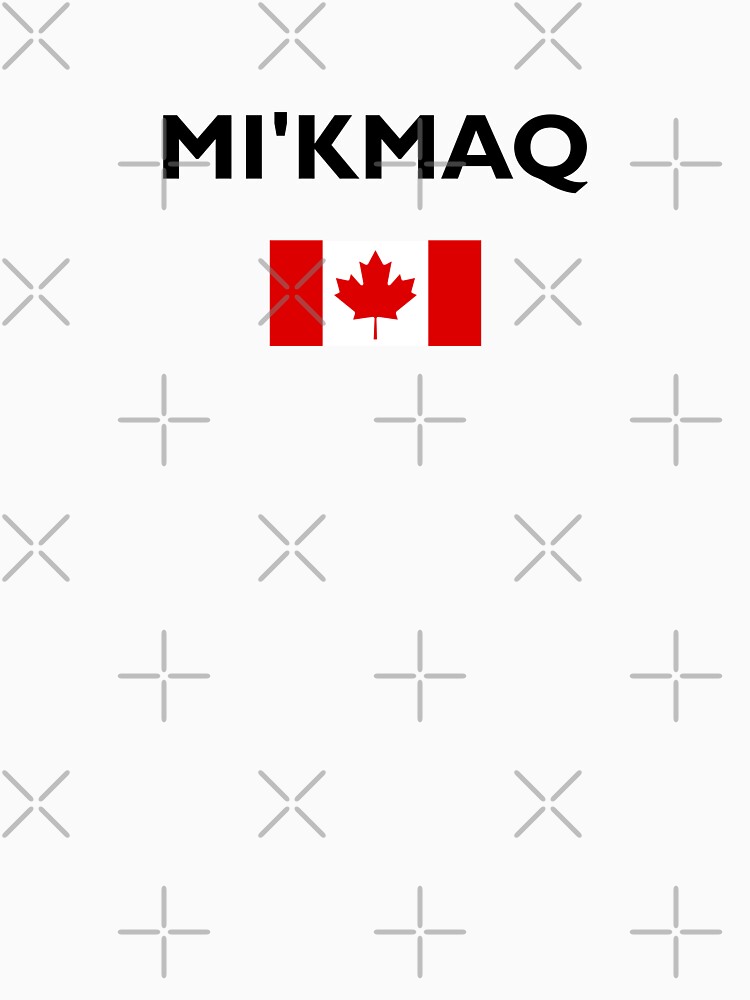 "Mi'kmaq Canada Canadian Flag Light-Color" T-shirt for Sale by ...