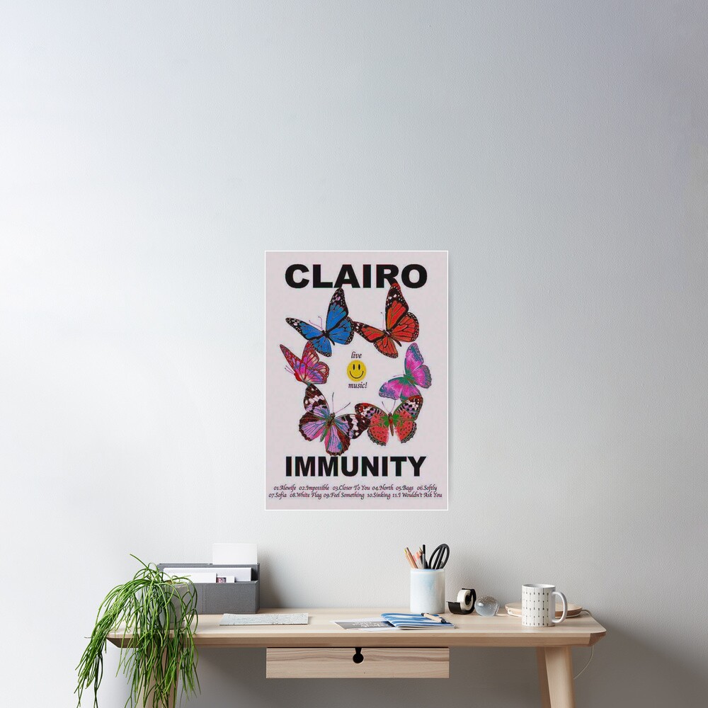 "Clairo Immunity Album " Poster for Sale by lauraspadafina | Redbubble