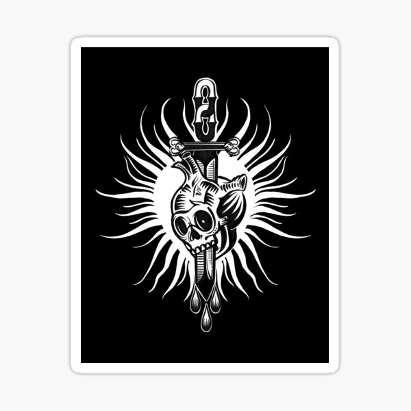 "Love and Sacrifice" Sticker for Sale by gutterflies | Redbubble