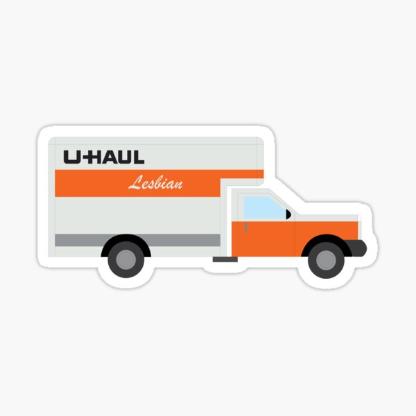 "U-Haul Lesbian " Sticker for Sale by spencern | Redbubble