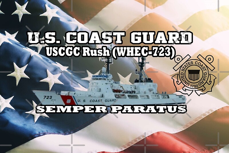 "U.S. Coast Guard USCGC Rush (WHEC-723)" by Michael Branco | Redbubble