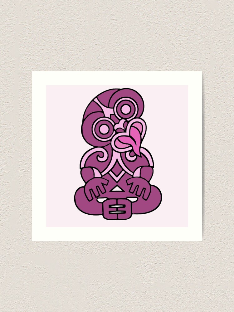 "Maori Hei Tiki" Art Print by CarolaTees | Redbubble