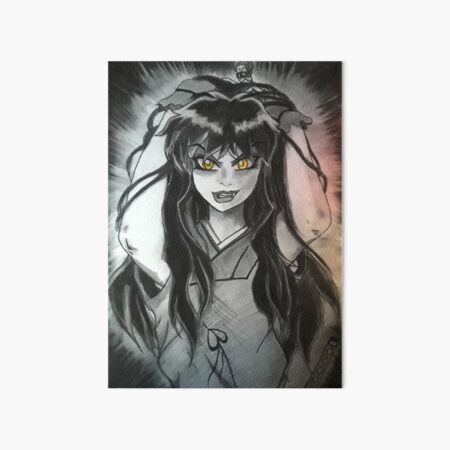 "Moroha demon mode" Art Board Print for Sale by Betzycrypt | Redbubble