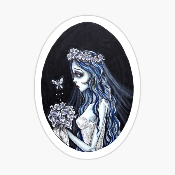 "Corpse Bride" Sticker for Sale by thorain | Redbubble