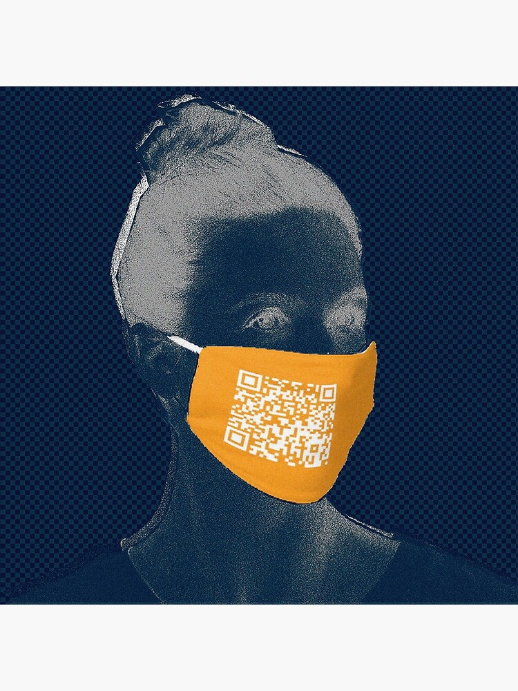 "QR code face" Art Print for Sale by Calpepper | Redbubble