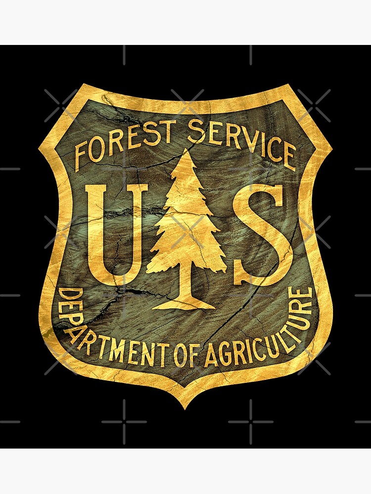 "U.S. Forest Service Logo (Rendered on Wood Texture)" Photographic ...