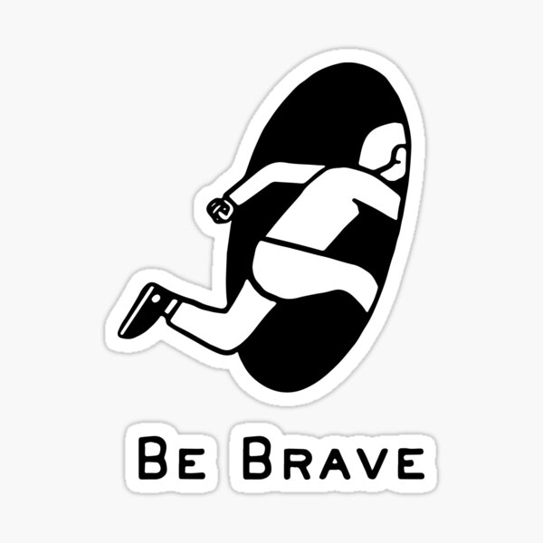 "Running man" Sticker by h-and-c | Redbubble