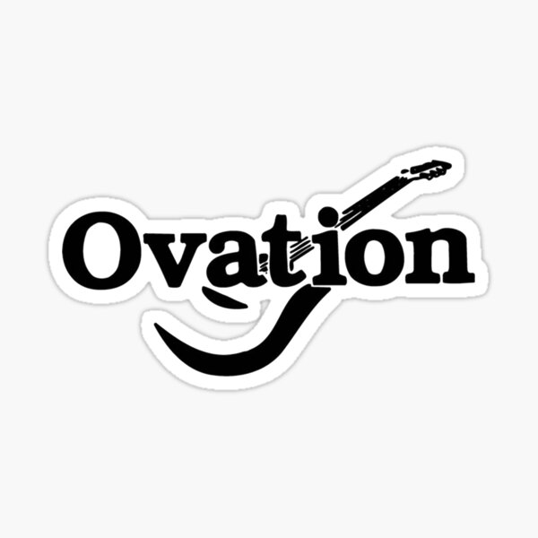 "Ovation Guitars" Sticker for Sale by nicolephicks | Redbubble