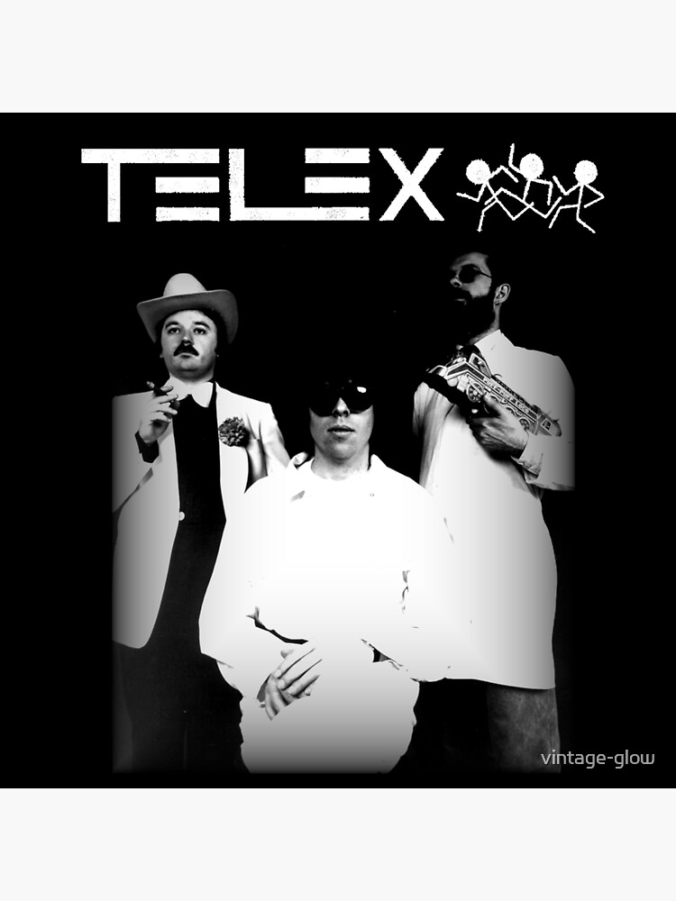 "Telex" Sticker for Sale by vintage-glow | Redbubble
