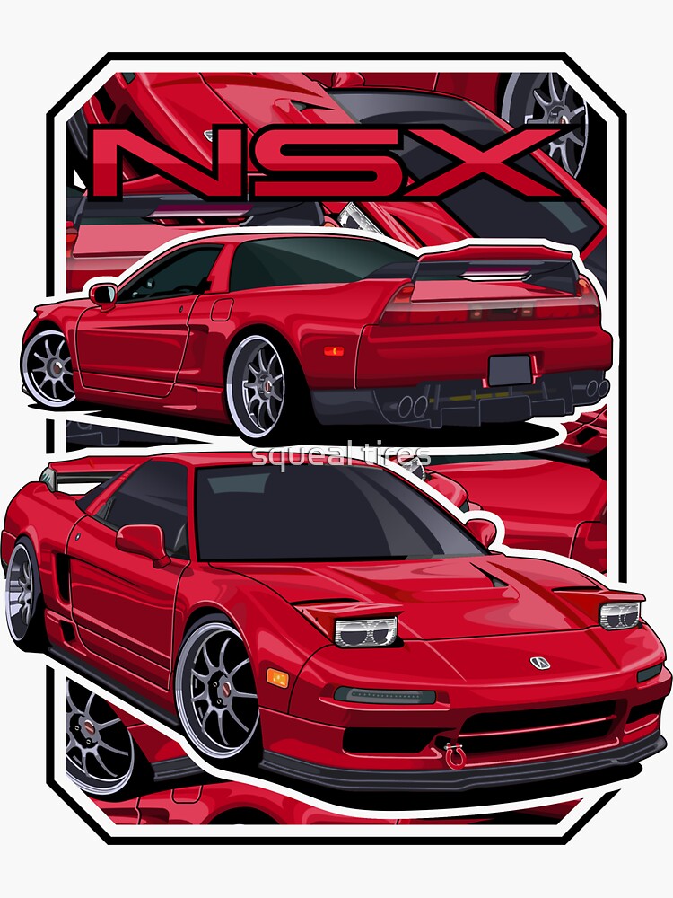 "Honda NSX Essential T-Shirt" Sticker for Sale by haiproject | Redbubble
