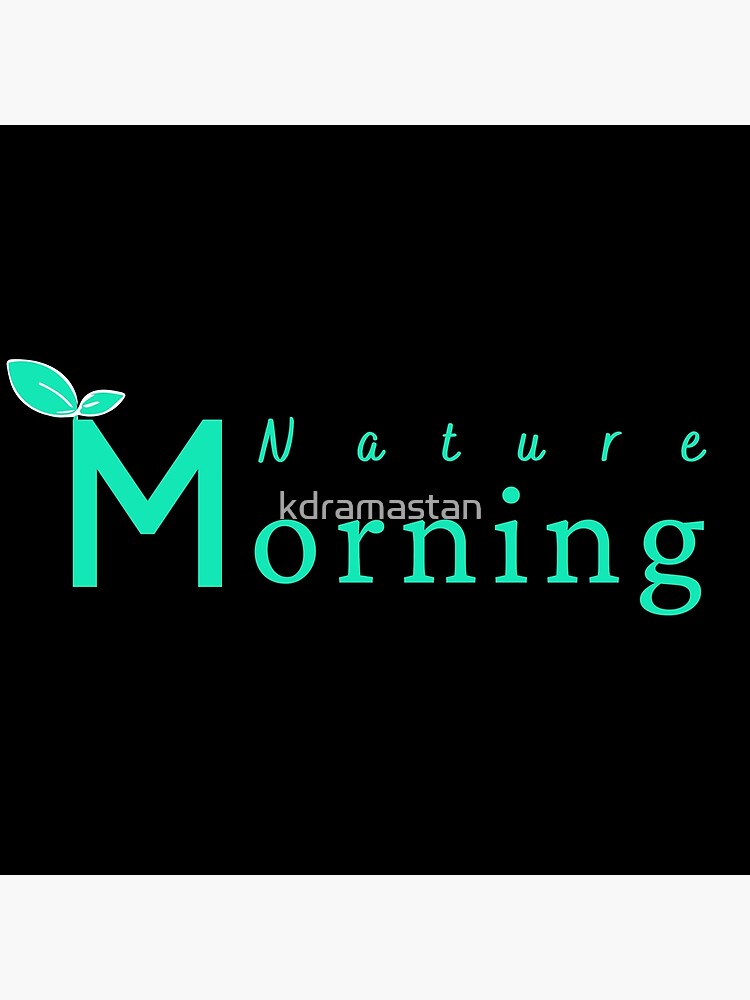 "Start-Up - Nature Morning company logo" Poster by kdramastan | Redbubble