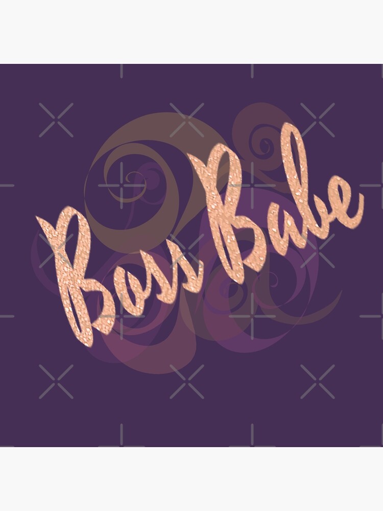 "Boss Babe Design" Poster for Sale by SimpleJoyArts | Redbubble