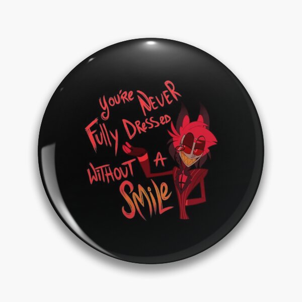 Limited edition long sold out red heart of alastor hazbin hotel pin ...