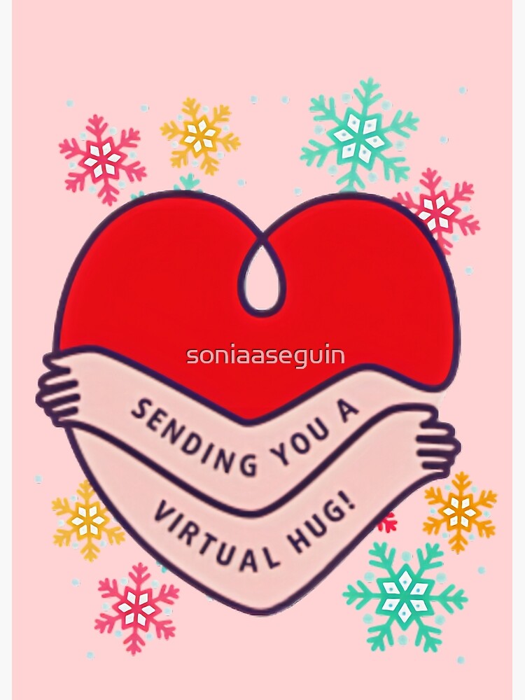 "Virtual hug for virtual Christmas. Covid Christmas 2020" Poster for ...