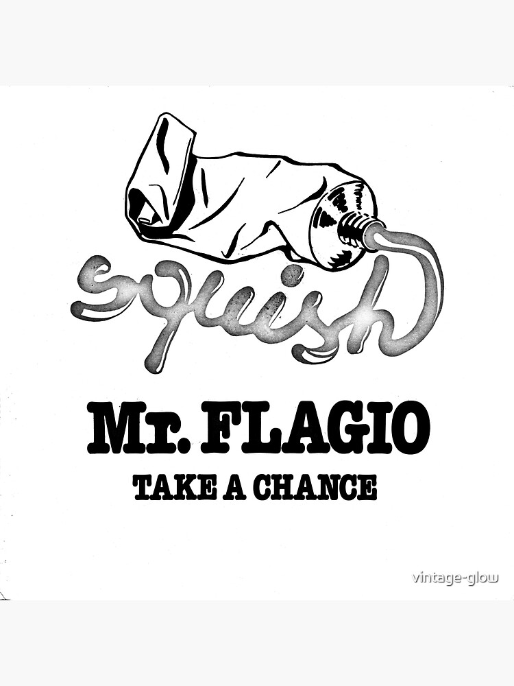 "Mr. Flagio - Take A Chance" Sticker by vintage-glow | Redbubble