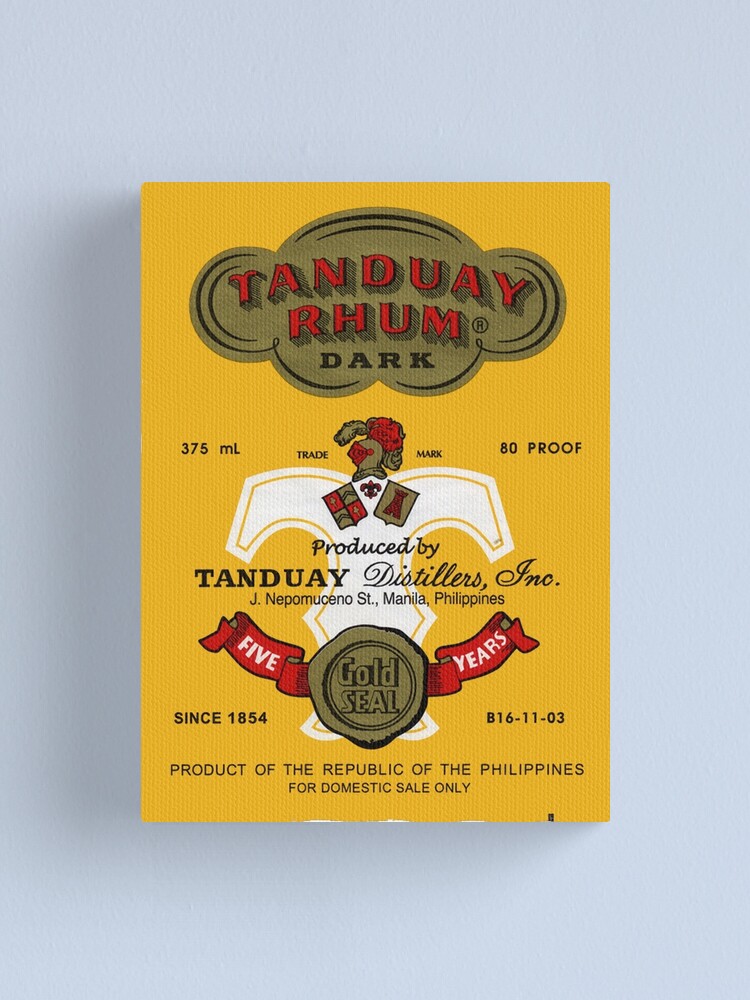 "Tanduay rhum" Canvas Print by UnPEngineer | Redbubble