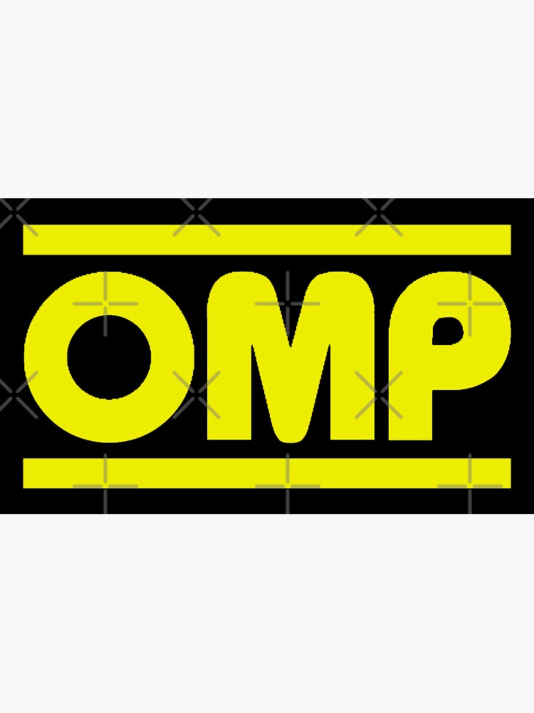 "OMP Logo" Sticker for Sale by eetfuk81 | Redbubble