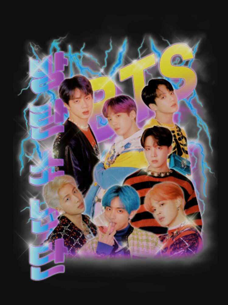 "BTS - RETRO 90S" Essential T-Shirt for Sale by YoungTo | Redbubble
