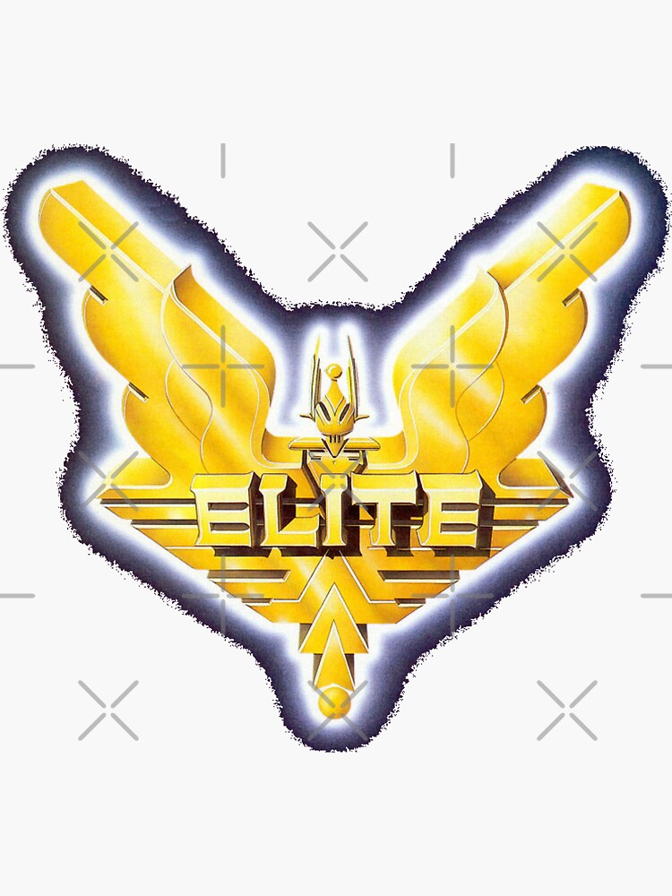 "Elite" Sticker for Sale by RetroGoodies | Redbubble