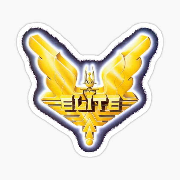 "Elite" Sticker for Sale by RetroGoodies | Redbubble