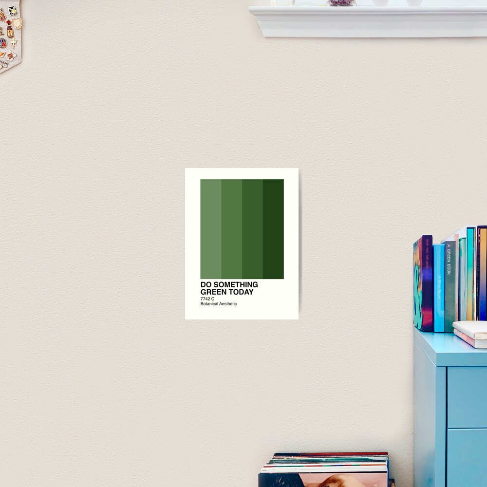 "Pantone Clean Minimal Design Aesthetic Quote" Art Print for Sale by ...