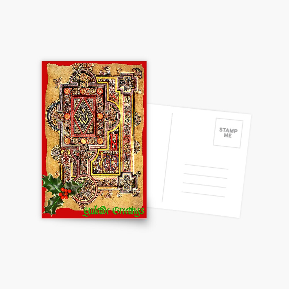 "Medieval manuscript Christmas card" Greeting Card for Sale by ...