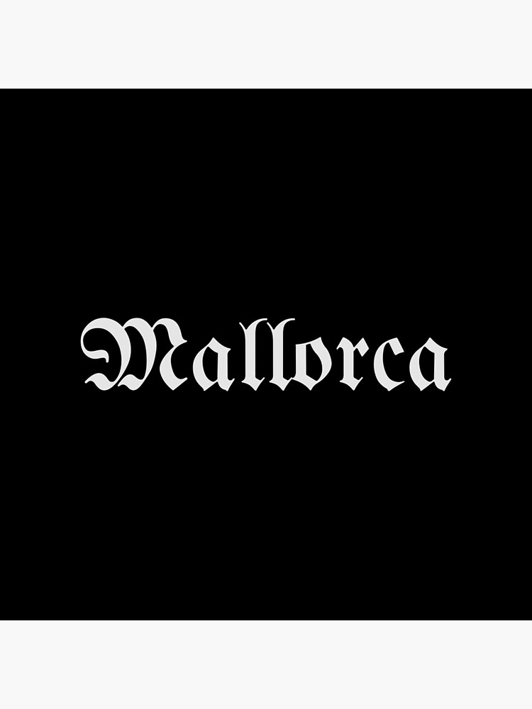 "Mallorca - Old German script" Poster by MinimApparel | Redbubble