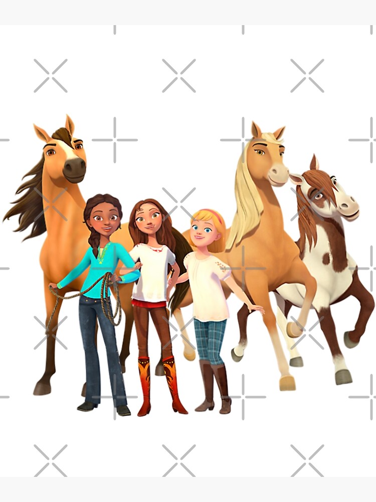 Póster «Niños DreamWorks Spirit Riding Free - Todos los niños con ...