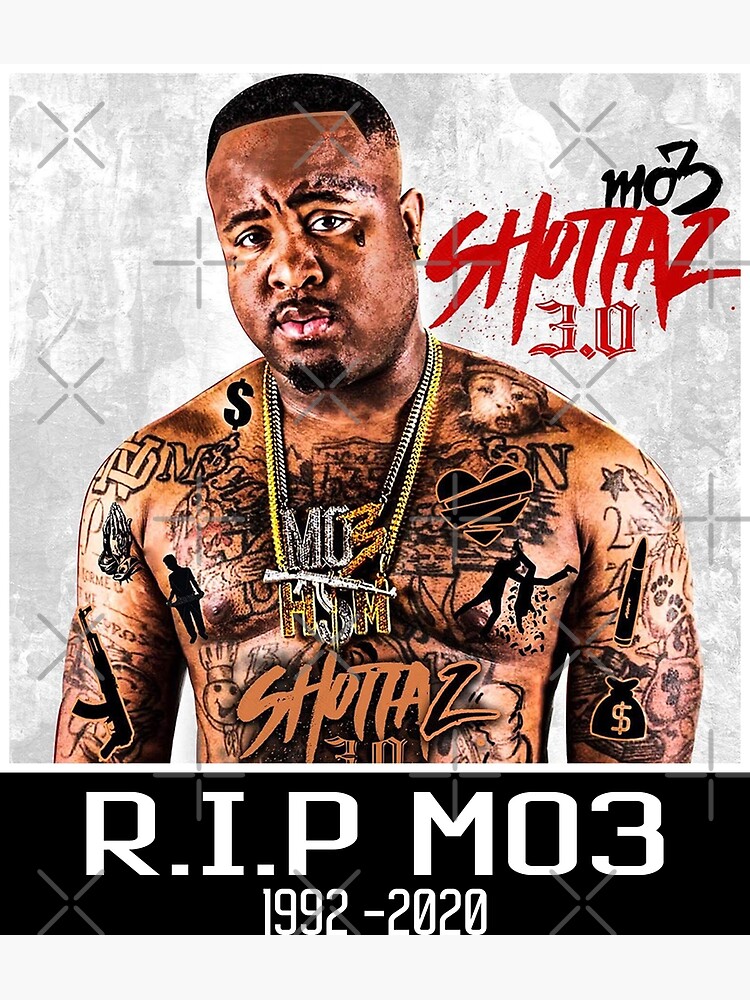 "RIP Mo3 " Poster for Sale by Edkendrick | Redbubble