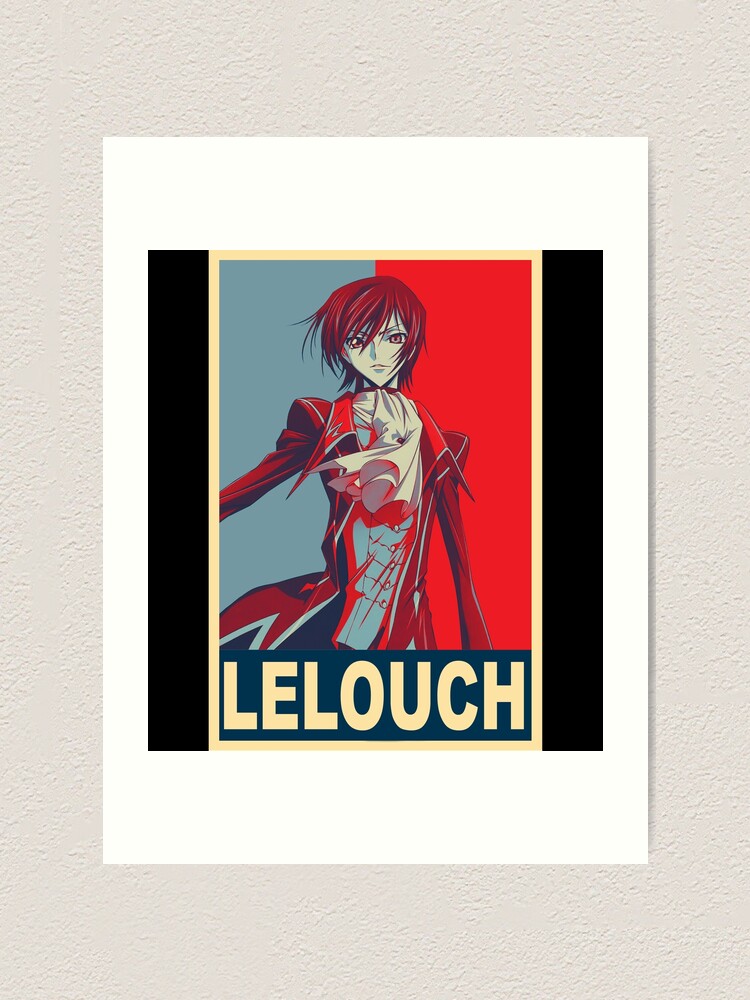 "Lelouch lamperouge Poster" Art Print for Sale by LahcenBamouh | Redbubble