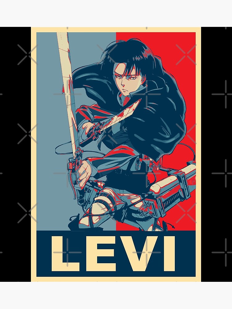 "Levi ackerman Poster" Canvas Print for Sale by LahcenBamouh | Redbubble
