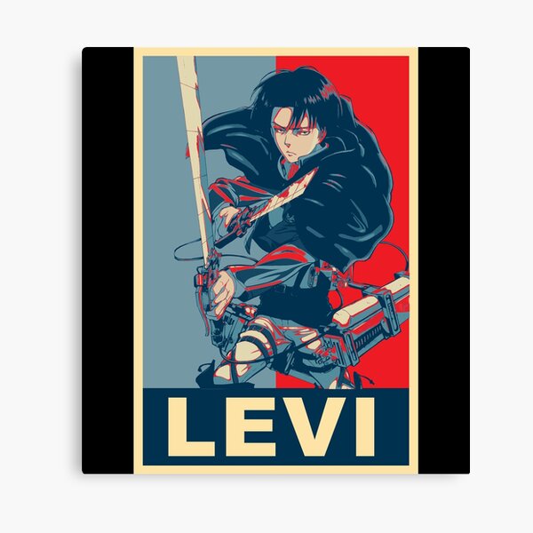 "Levi ackerman Poster" Canvas Print for Sale by LahcenBamouh | Redbubble