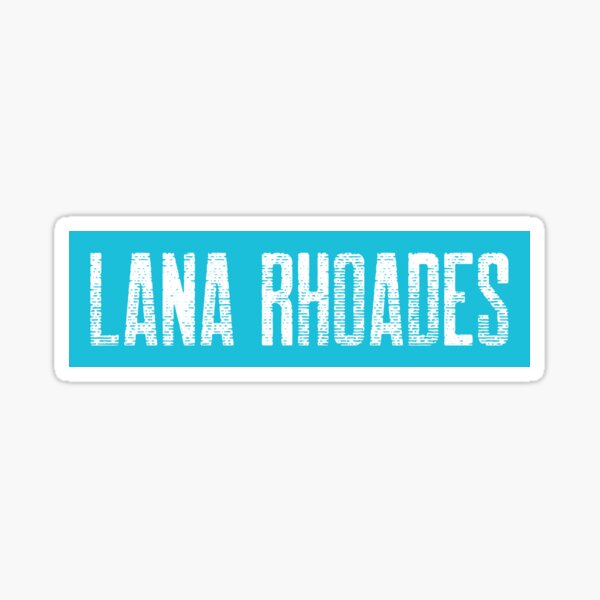 "Lana Rhoades Design" Sticker for Sale by MinimApparel | Redbubble