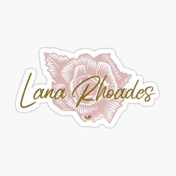 "Lana Rhoades Design" Sticker for Sale by MinimApparel | Redbubble