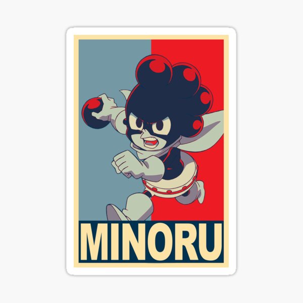 "Minoru mineta Poster" Sticker for Sale by LahcenBamouh | Redbubble