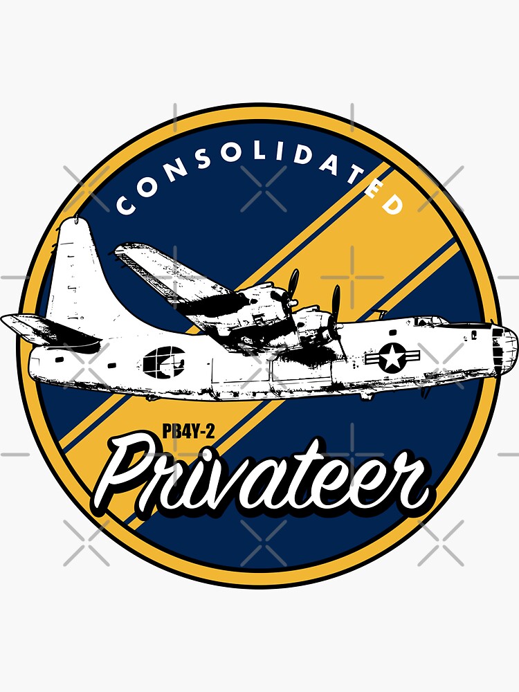 "PB4Y-2 Privateer" Sticker for Sale by StrongVlad | Redbubble