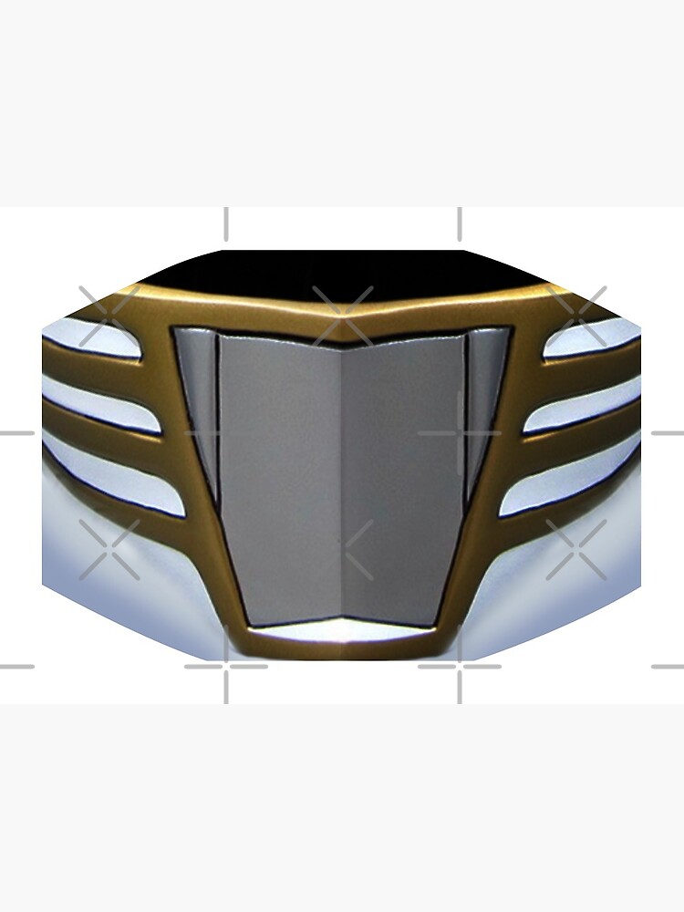 "White Ranger Mask" Mask for Sale by buntetku | Redbubble