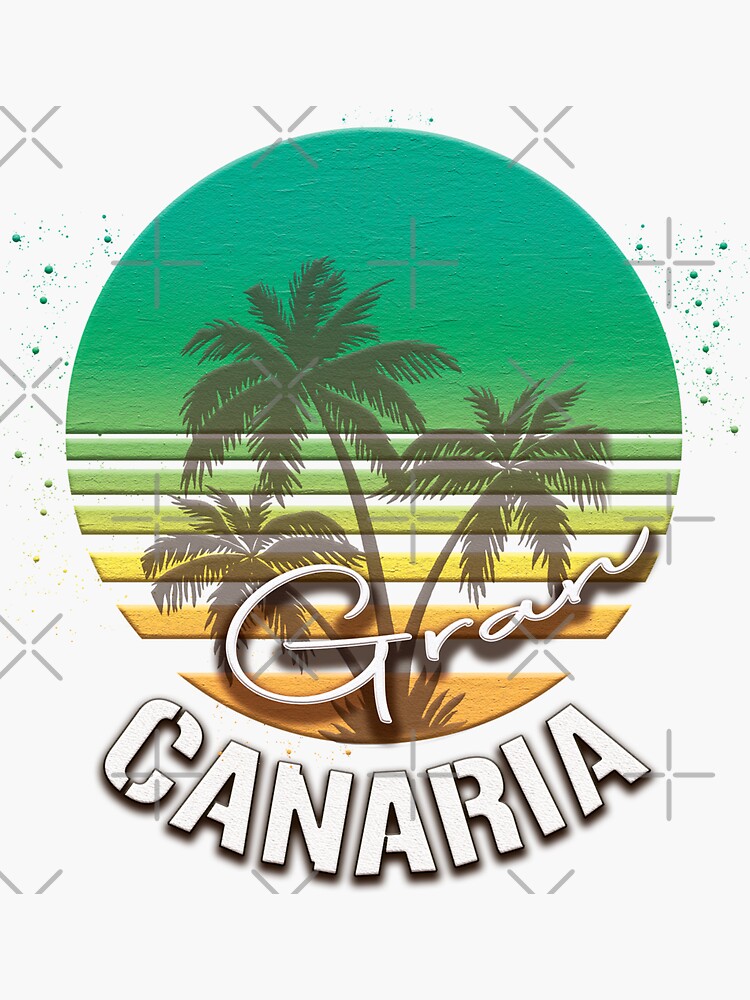 "Canary Islands - Gran Canaria" Sticker for Sale by IN2IT | Redbubble