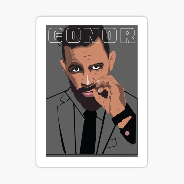 "Conor McGregor " Sticker for Sale by MeArtHenry | Redbubble