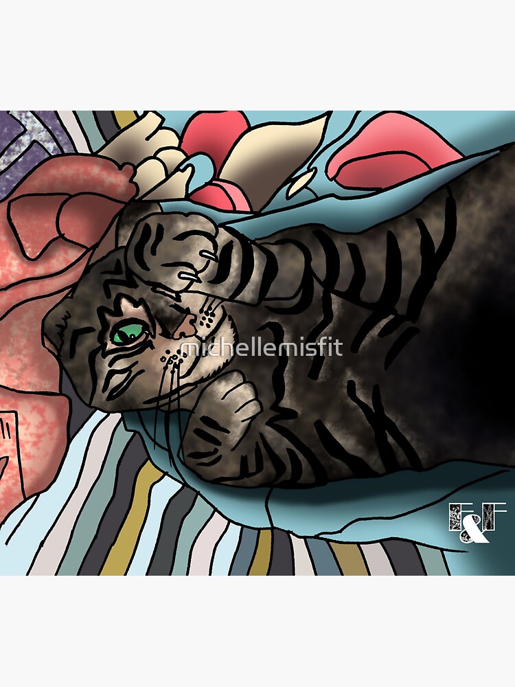 "Fascination & Frustration - Wiggins Cat" Sticker for Sale by ...