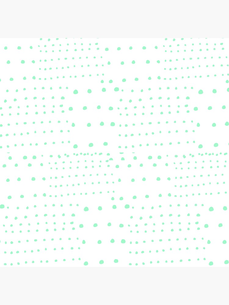 "Teal Abstract Polka dots on White Background" Sticker for Sale by ...