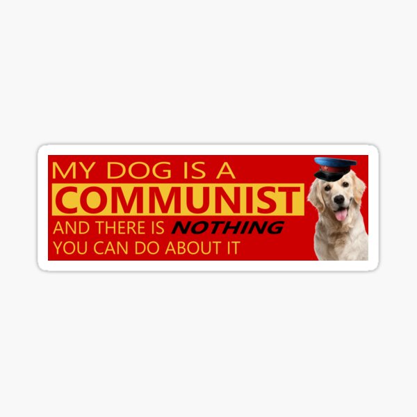 Communist Dog Stickers | Redbubble