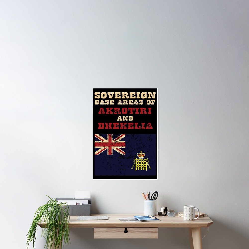 "Flag of Sovereign Base Areas of Akrotiri and Dhekelia" Poster for Sale ...