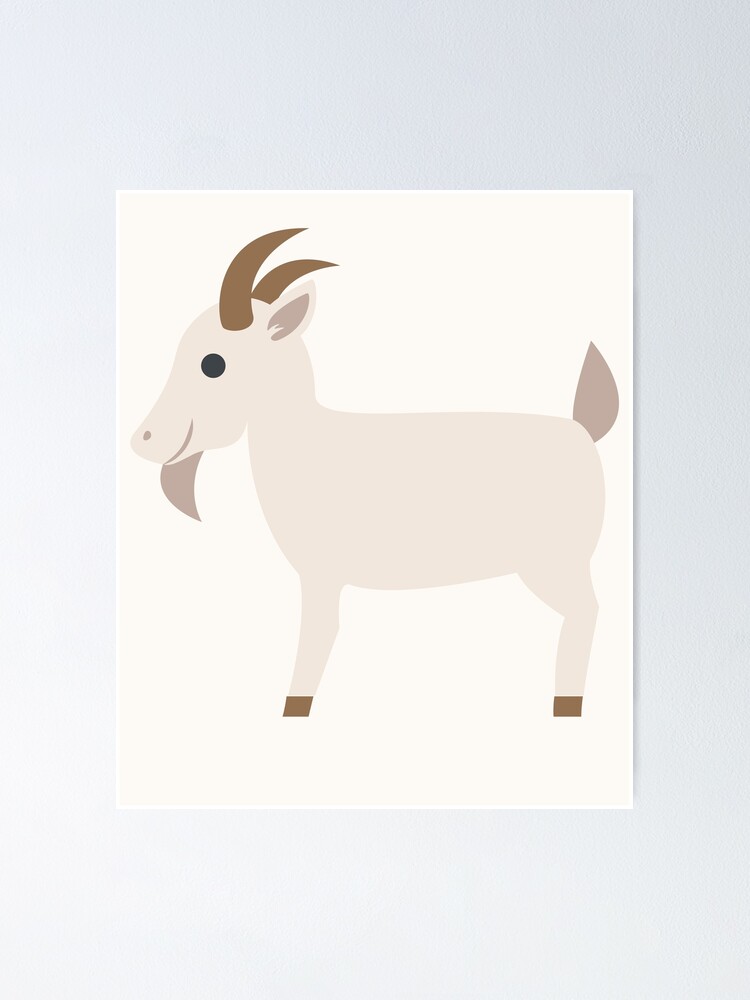 "Cute Goat Gift" Poster for Sale by MKMemo1111 | Redbubble