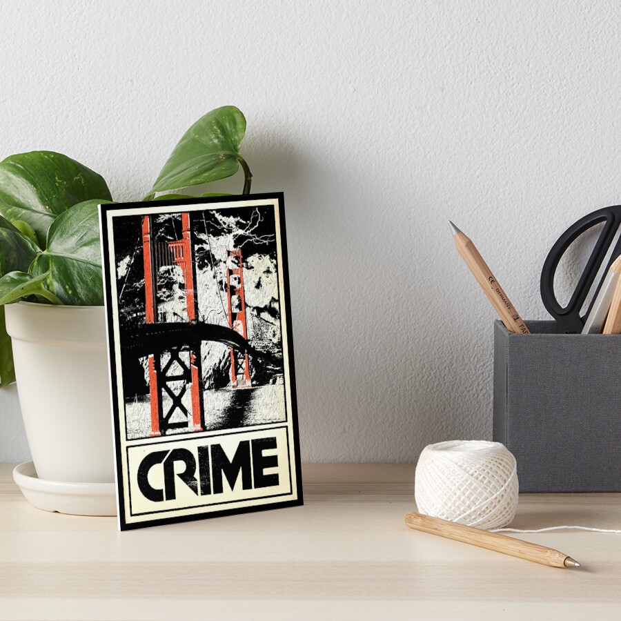 "Crime - Punk -San Francisco" Art Board Print for Sale by BristolHummm ...