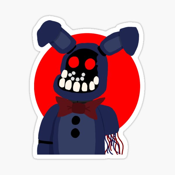 "withered bonnie" Sticker by GERMYdog | Redbubble