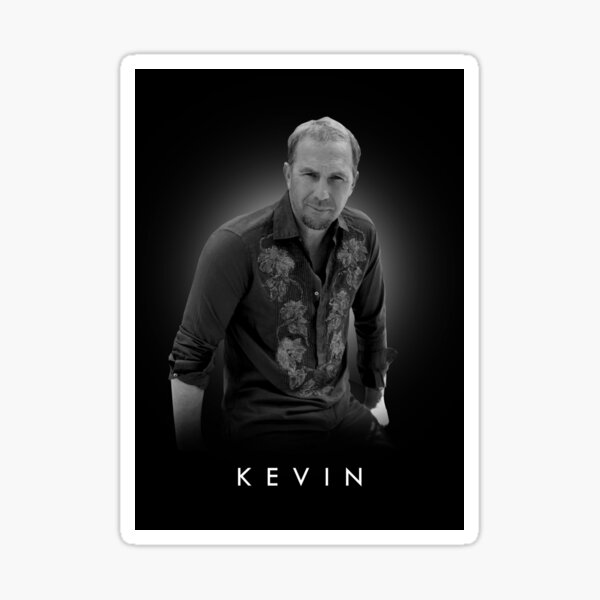 "Kevin Costner" Sticker for Sale by BoKev | Redbubble