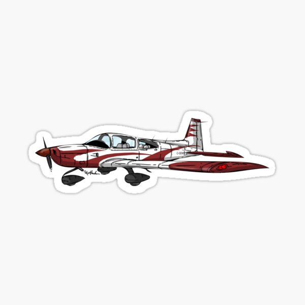 "Grumman C-GEMP" Sticker for Sale by Statepallets | Redbubble